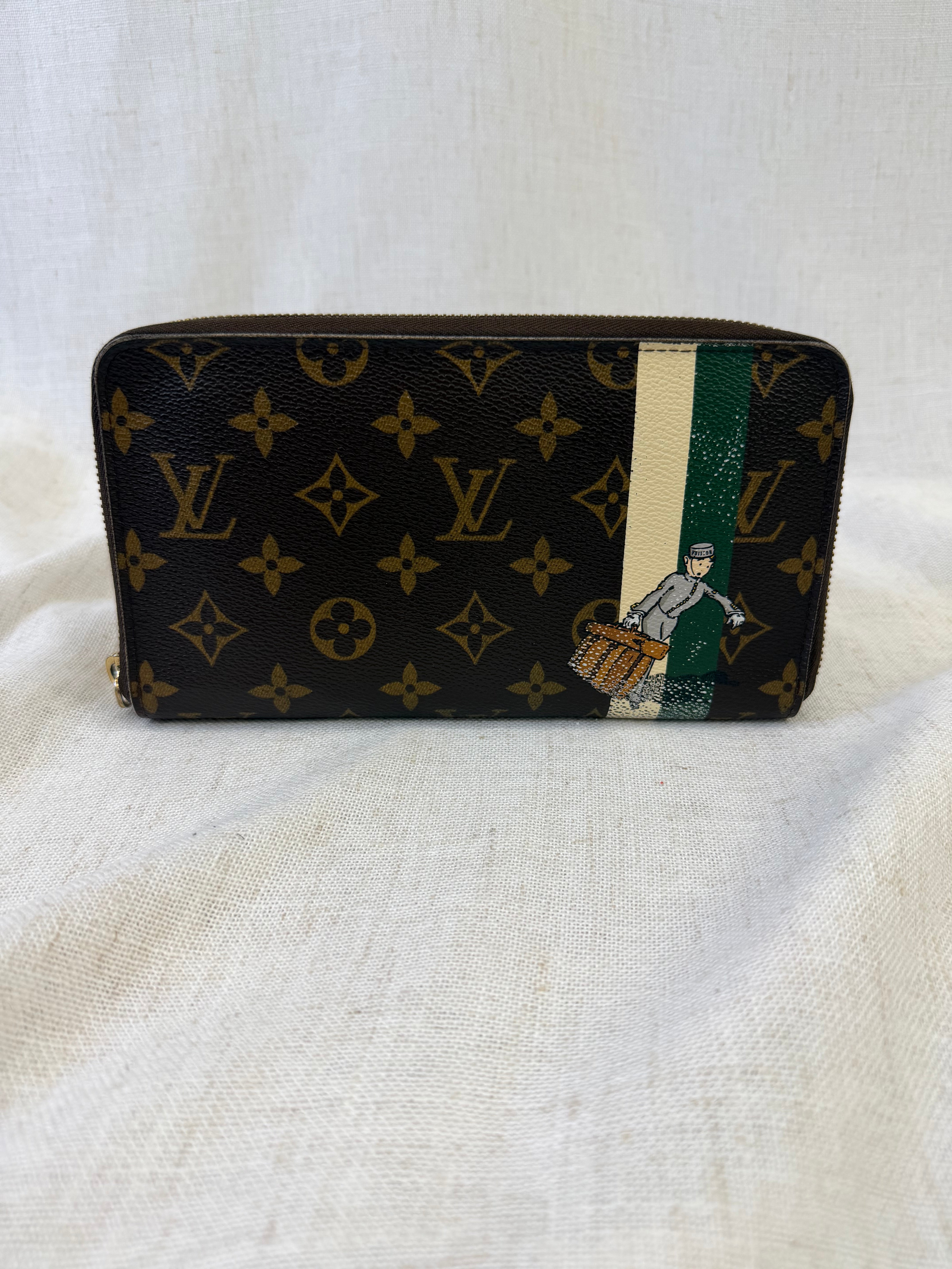 Louis Vuitton Monogram Groom Zippy Organizer Wallet